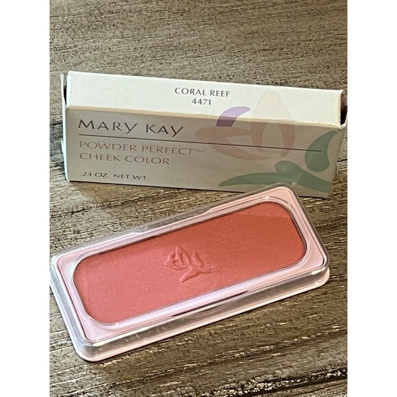 Mary Kay | Makeup | Vintage Mary Kay Powder Perfect Cheek Color Coral ...
